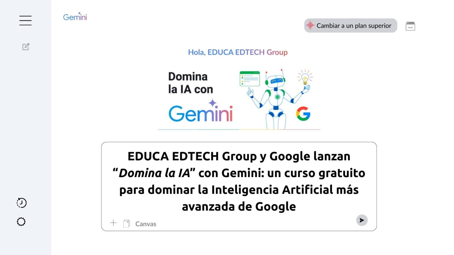 EDUCA EDTECH Group y Google lanzan su curso gratuito en IA
